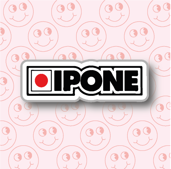 Ipone logo - Tienda de Stickers