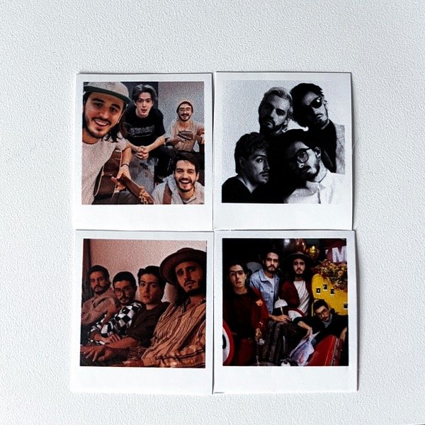 Pack MORAT x4 mini polaroids - Morat - Bohemian Stickers