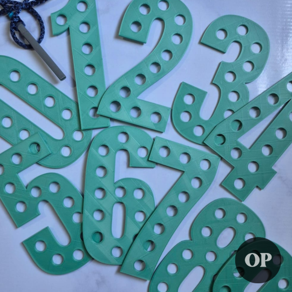 Números enhebrados - One Print