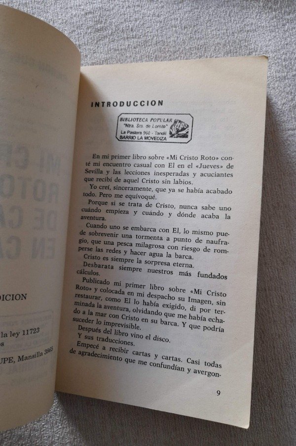 Mi Cristo Roto De Casa En Casa - Ramon Cue - Guadalupe - Libros Usados ...