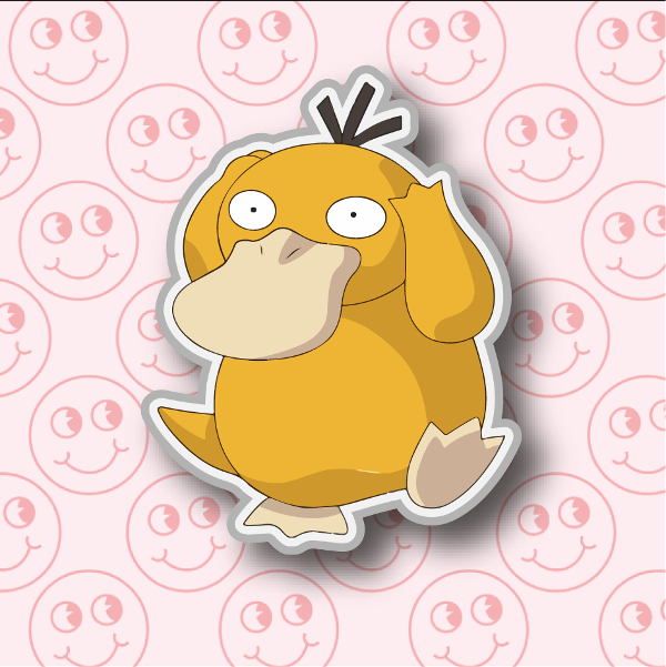 Psyduck - Tienda de Stickers