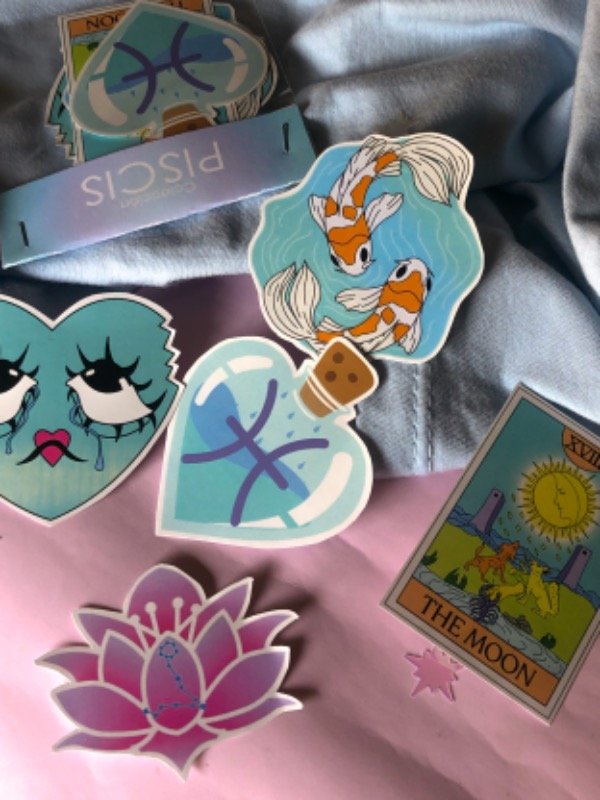 Stickers Piscis - Bright Accesorios