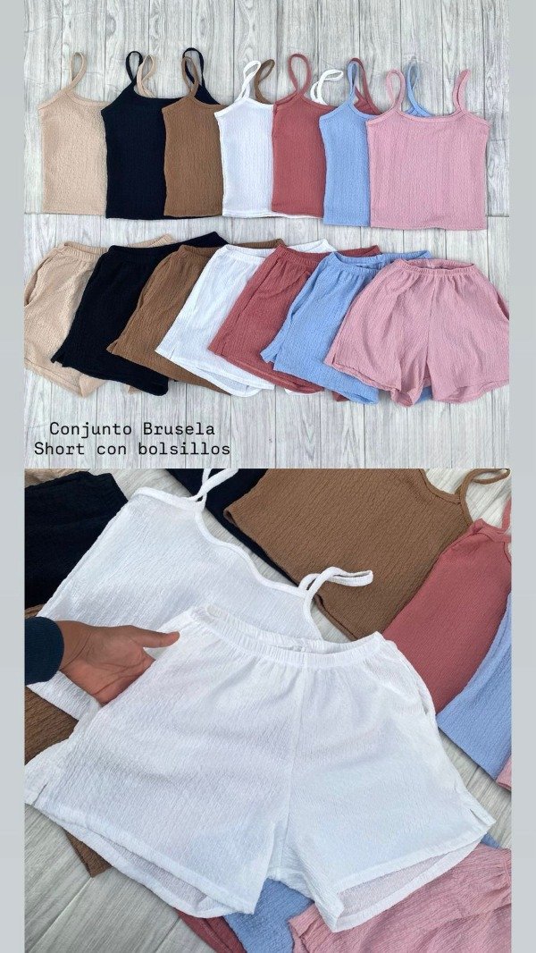 conjunto bombula renata con short - Duarte