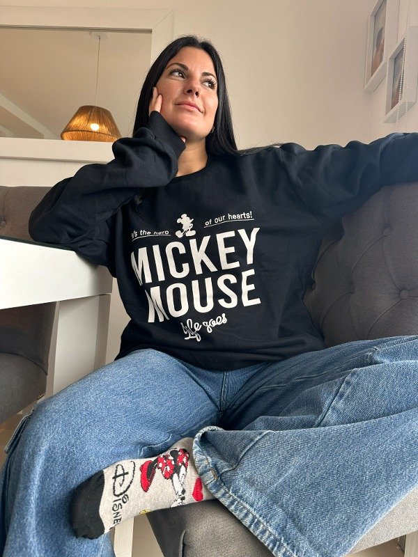 Buzo Mickey BYN - Tienda Maly