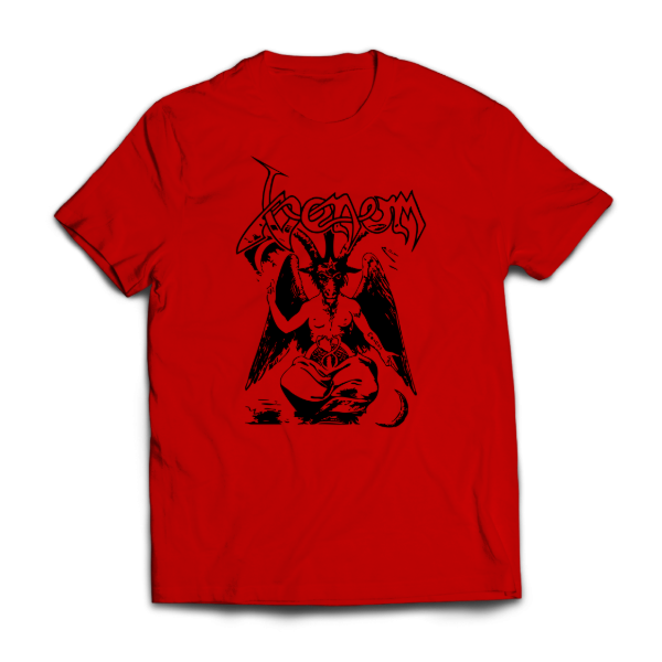 Remera Venom Baphomet Kissing the beast Black Metal - RemerasMachete