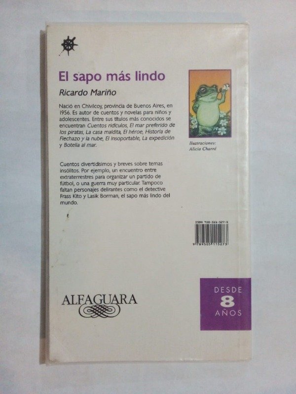 El sapo más lindo - Ricardo Mariño Alicia Charré - Alfaguara 2004 - La ...