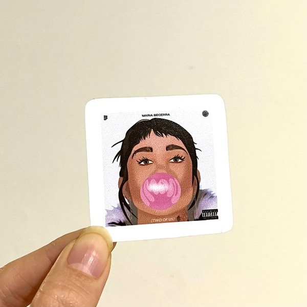 IMÁN #1 - Sticker individual María Becerra - Bohemian Stickers