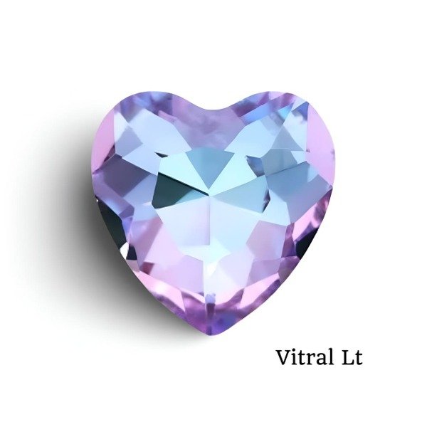 CORAZON VITRAL LT 10mm x 2u - THE BLACK MOON