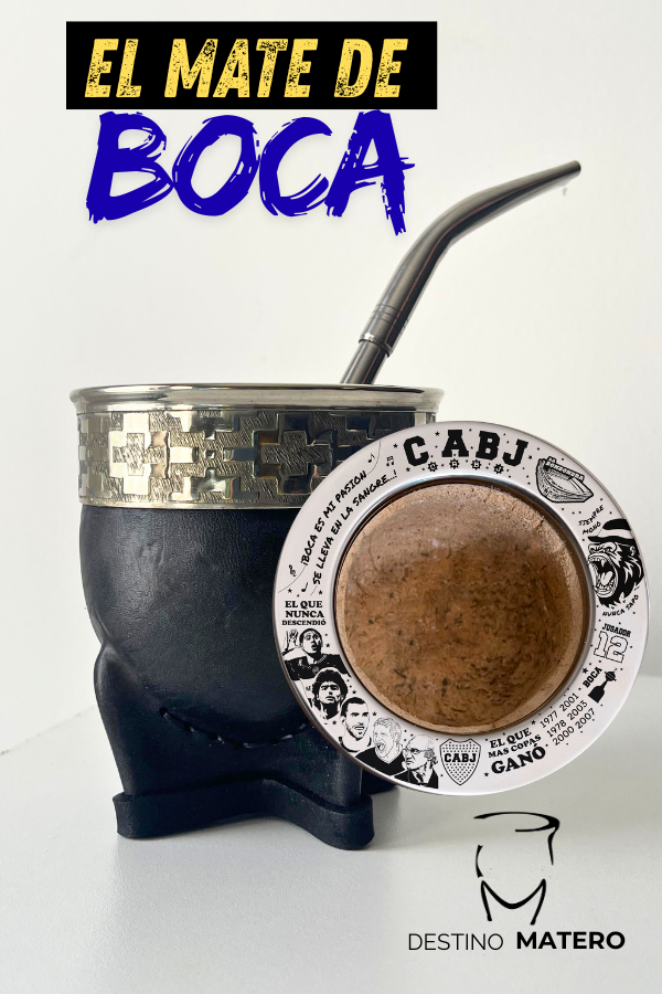 MATE IMPERIAL DE CALABAZA - BOCA JUNIORS - Destino Matero