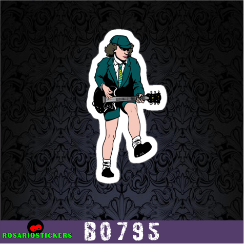B0795 - Angus Young ACDC - RosarioStickers