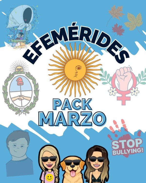 PACK EFEMÉRIDES DE MARZO - Andamos Creando