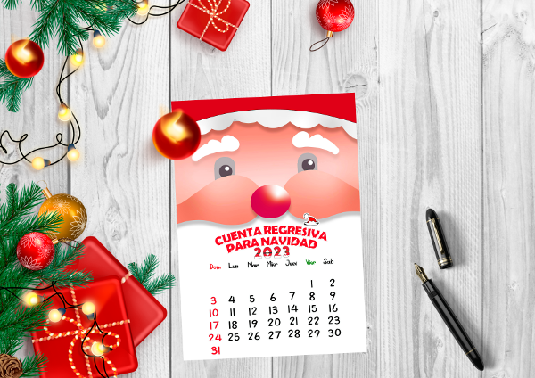 CUENTA REGRESIVA NAVIDAD - Abigail Imprimibles