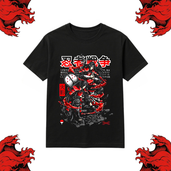 Remera Clan Uchiha - Senpai Style