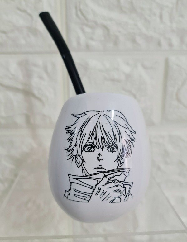 Mate Ovo blanco Gojo Jujutsu Kaisen - Otaku Cine y Animé