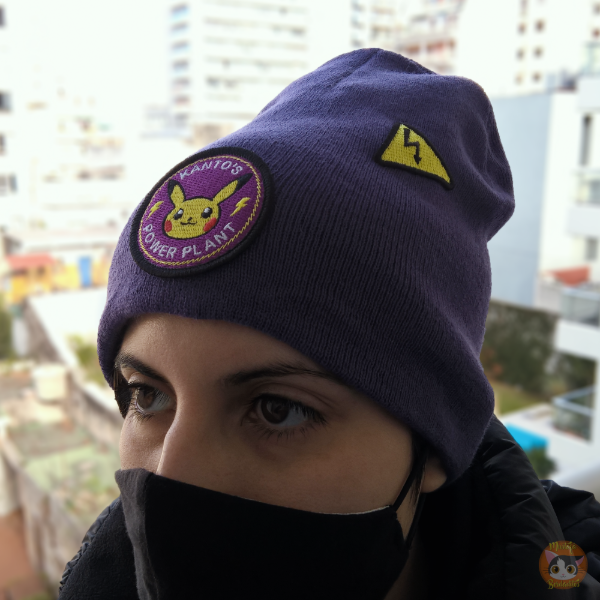 Pikachu - Kantos Power Plant - Gorro Violeta - Beanie - Pokémon ...