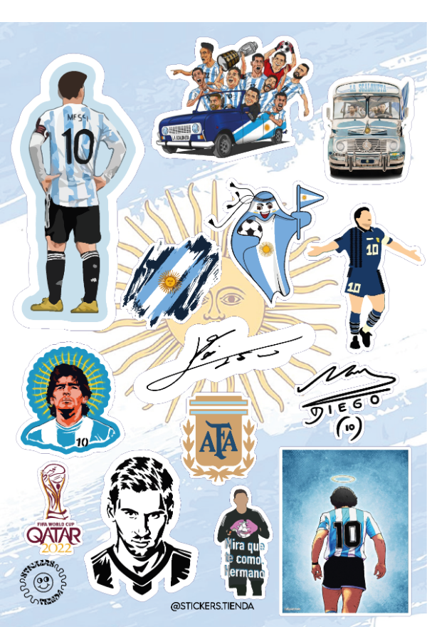 Plancha grande Scaloneta 2 - Tienda de Stickers