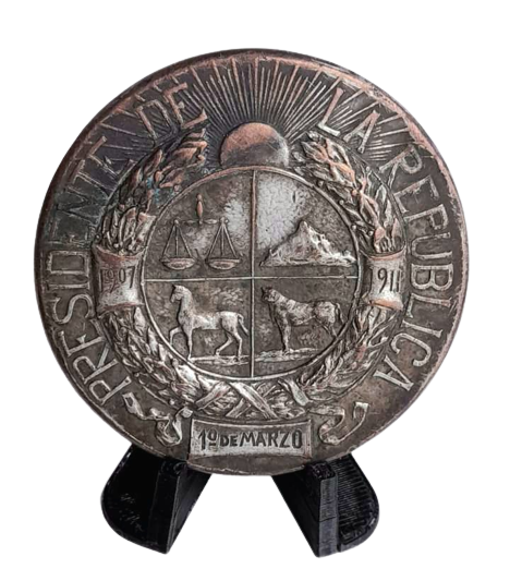 Medalla Presidencia del Dr.Claudio Williman (1907-1911) Uruguay ...