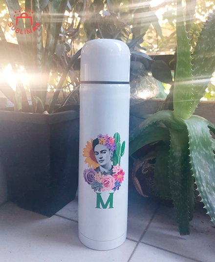 Termo de acero bala 1 litro - Sublim-ascreaciones