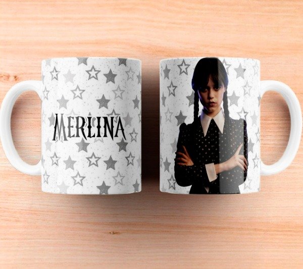 Taza de Ceramica: MERLINA - WEDNESDAY - NAC Sublimados