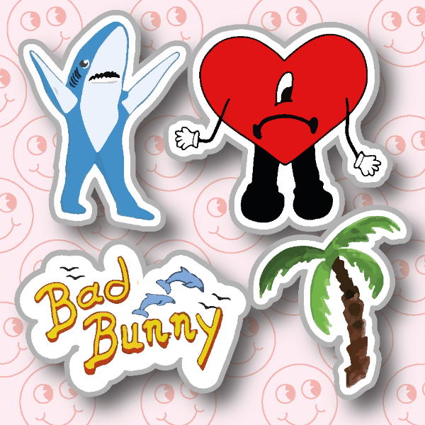 Bad Bunny pack - Tienda de Stickers