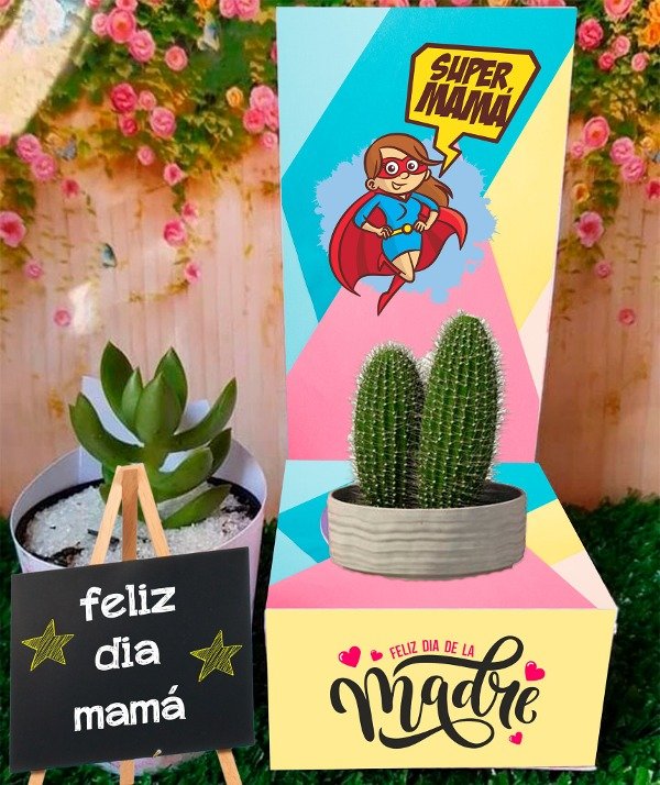 PORTA MACETAS DIA DE LA MADRE - Abigail Imprimibles