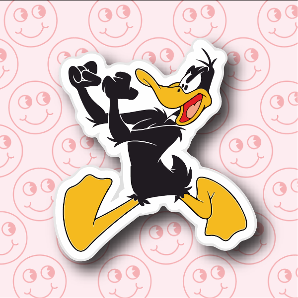 Pato Lucas peleador - Tienda de Stickers