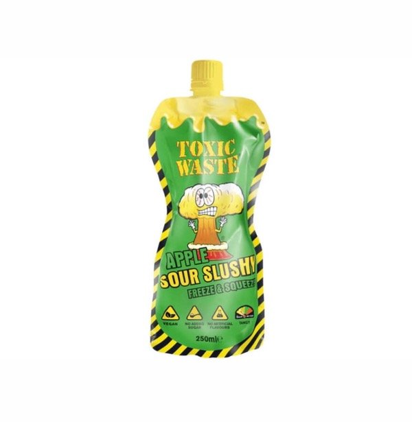 Toxic Waste Sour Slushy Apple 250ml - Nakamamix
