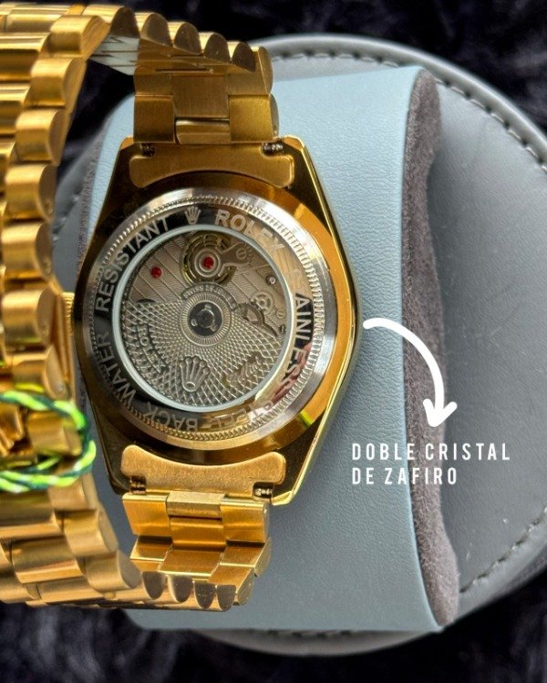 Rolex DayDate Bisel Oro y Esfera Beige III - Horus Exclusive