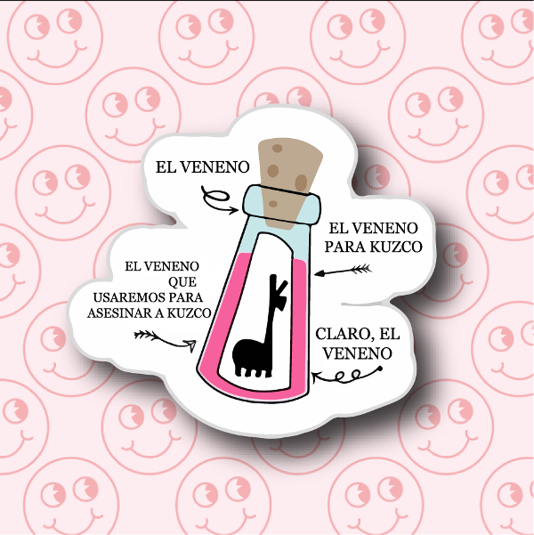 El veneno para Kuzco - Tienda de Stickers