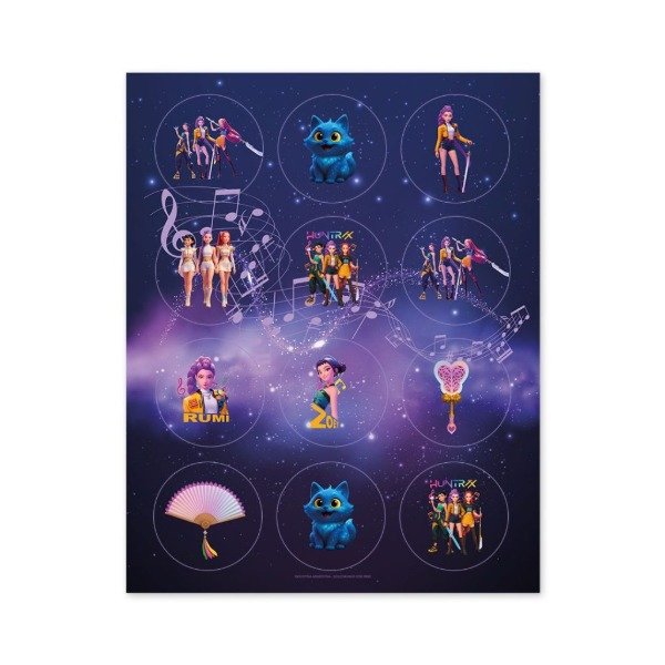 STICKERS GUERRERAS K-POP X 12 - Sorbetes cancheros