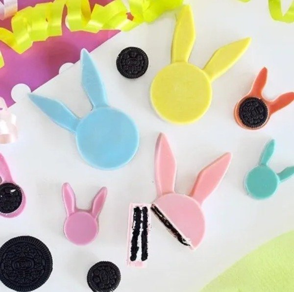 PLACAS CHOCO GALLETAS CONEJO OREO PARPEN - La casa Repostera