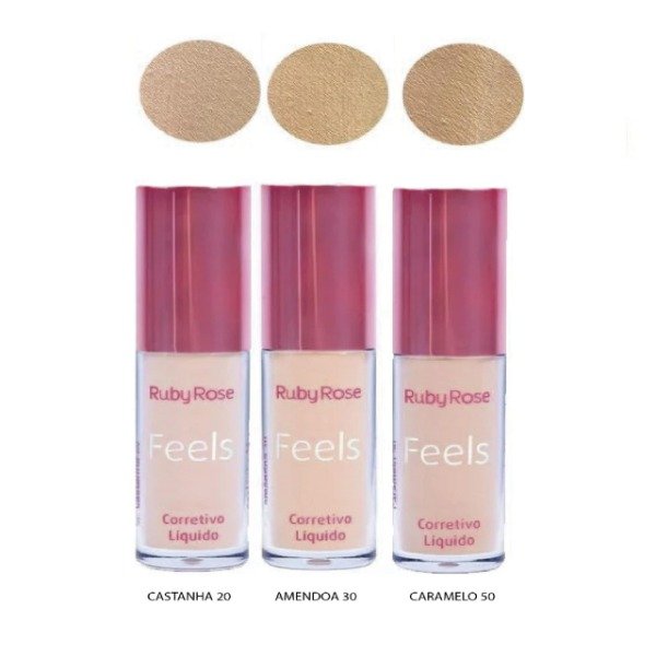 CORRECTOR LIQUIDO FEELS RUBY ROSE HB-8102 - MIMI BEAUTY