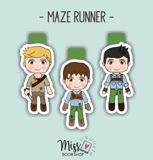 Marcapáginas magnéticos MAZE RUNNER (x unidad) - Missbookshop