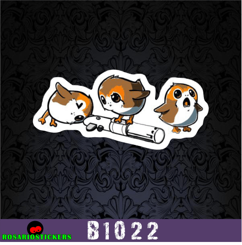 B1022 - Porgs Star Wars - RosarioStickers