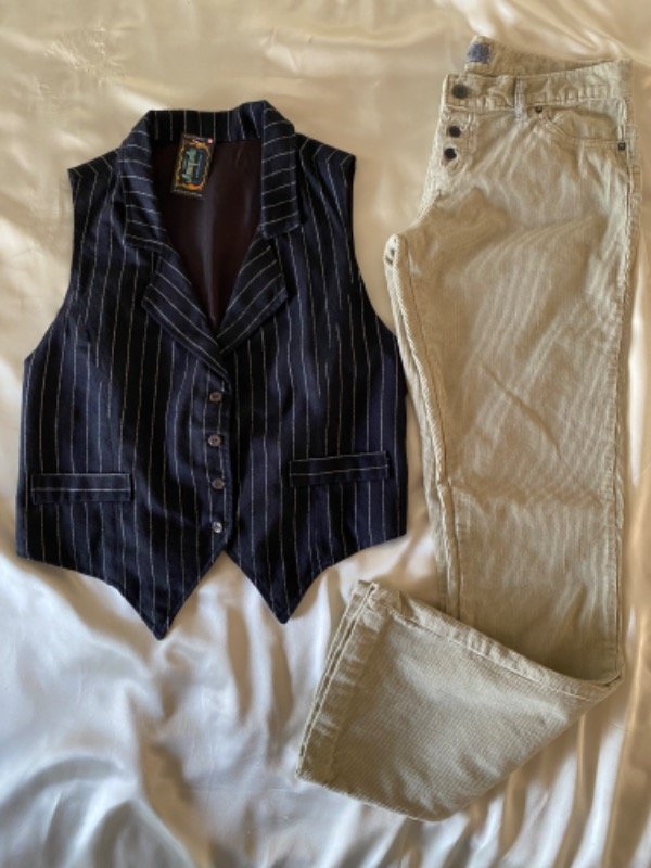 Chaleco rayado - Amapola vintage store