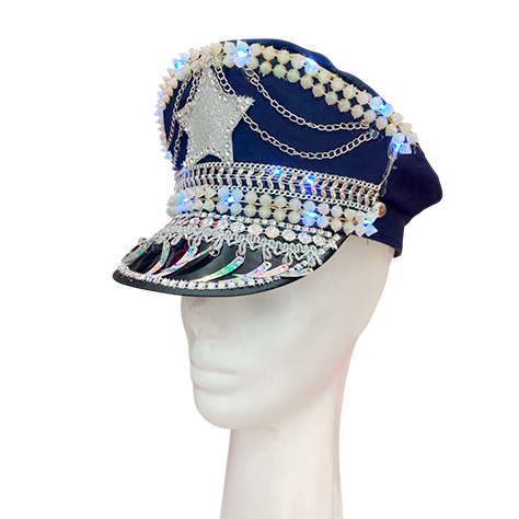 Gorro Almirante Azul con Estrella Led - CariocaMund