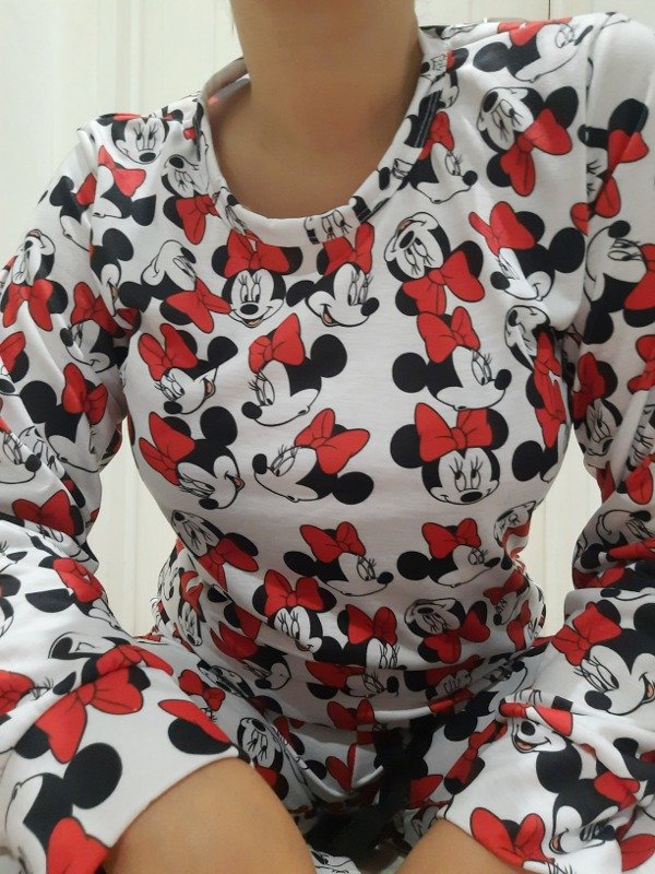PIJAMA Minnie rojo MANGAS CORTAS - chucurrucu