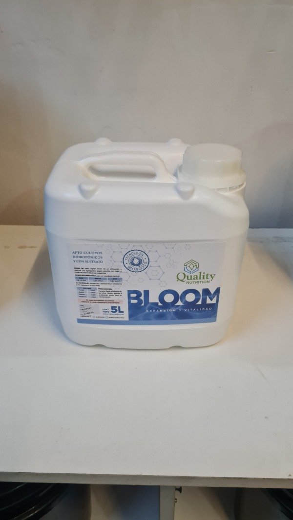 BLOOM Quality Nutrition 5L - Canal de Hidroponía