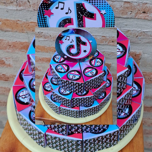 Cake Box - Torta de Cajas - golospersonalizadasvb