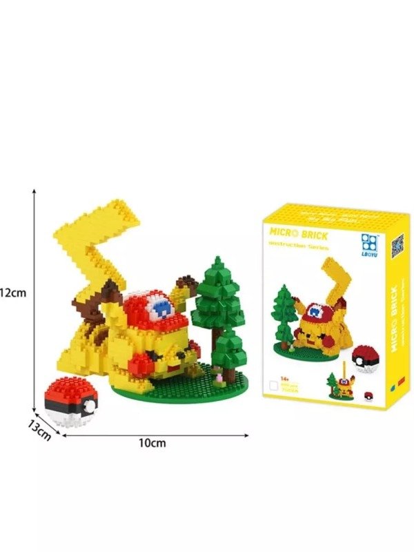 Micro Bricks Pikachu - 782pcs - Tiendas-Kintsugi