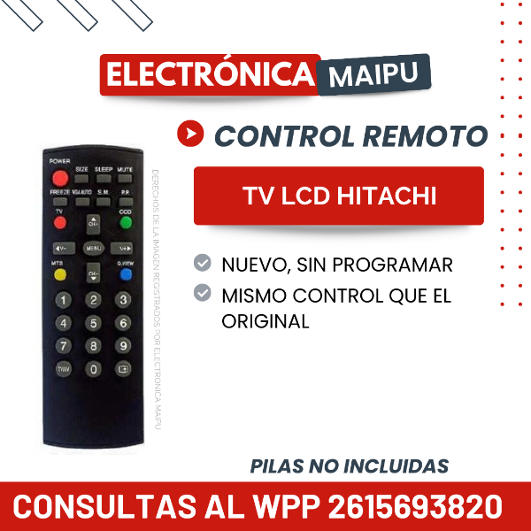 Controles Remotos Televisor Lcd - Electrónica Maipú