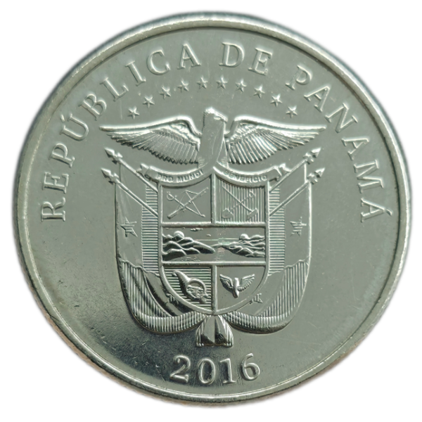 Panama 25 Cents 2016 Obreros en obra (color) Km#154 Unc - BINUMIS ...