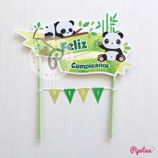 Topper Panda - Pipetua Kits