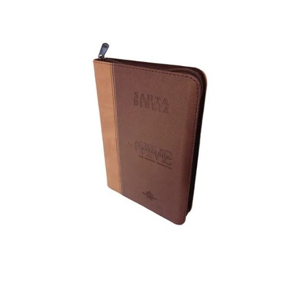 Biblia Reina Valera 1960 letra grande café canto dorado - LA ROCA