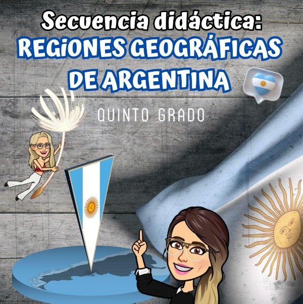 SECUENCIA DIDÁCTICA REGIONES GEOGRÁFICAS DE ARGENTINA - Andamos Creando