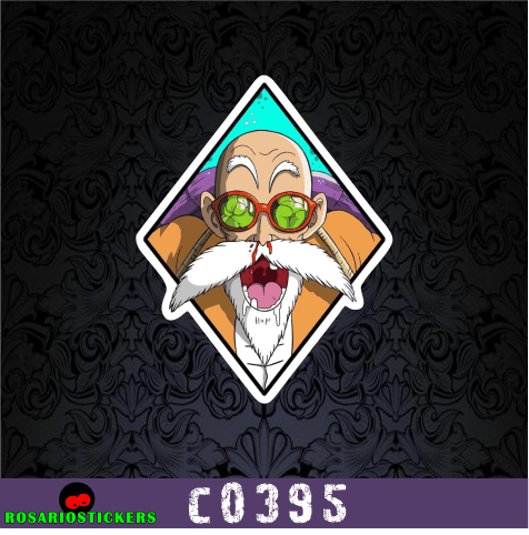 C0395 - Maestro Roshi Dragon Ball Z - RosarioStickers