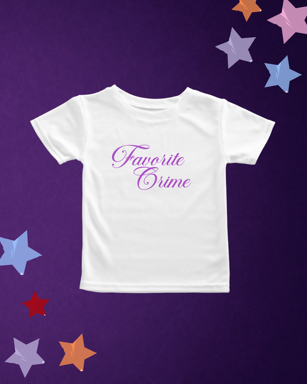 Favorite crime- Baby tee - ROLIS MERCH
