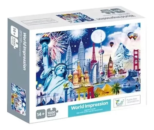 World impression 1000 piezas - Ck - Minimundo SF