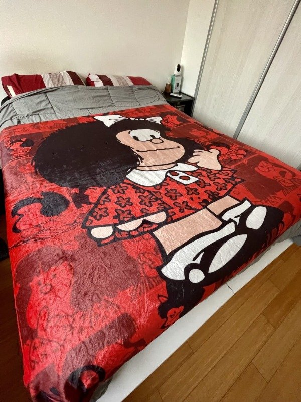 Manta animada XL mafalda - Tradiciones Materas