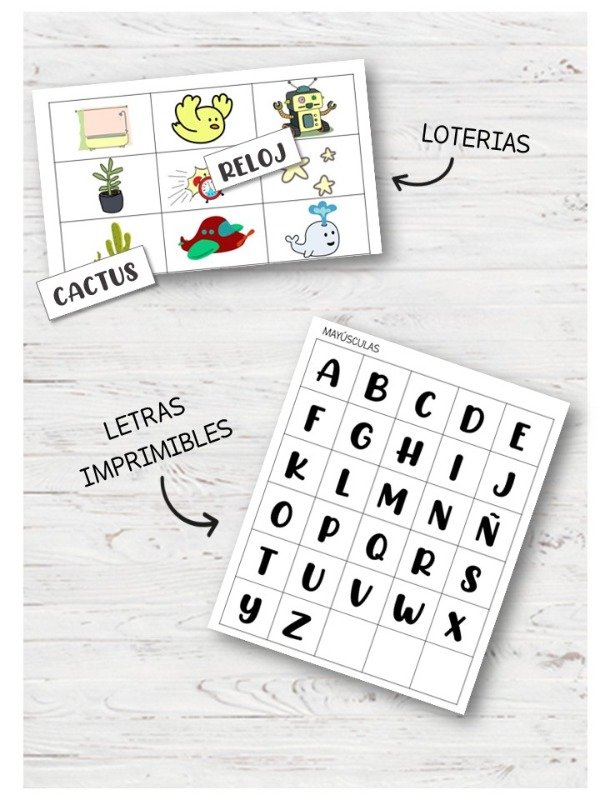 10 Juegos Imprimibles de LECTOESCRITURA - Almacen de Recursos